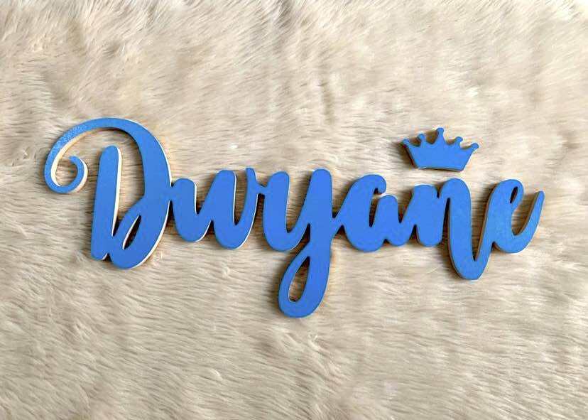 Cursive Wooden name sign | Modern | Lazada PH