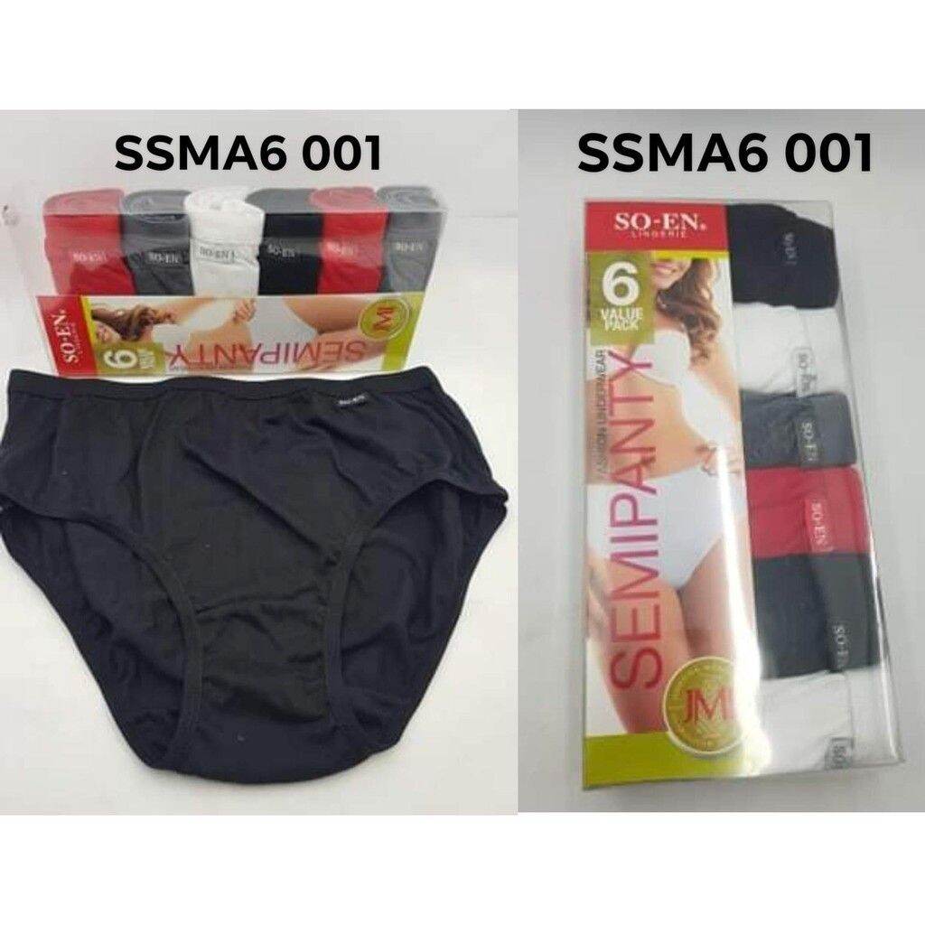 SOEN ORIGINAL SIMEPANTY FOR LADIES SSM01 BY6 pack | Lazada PH