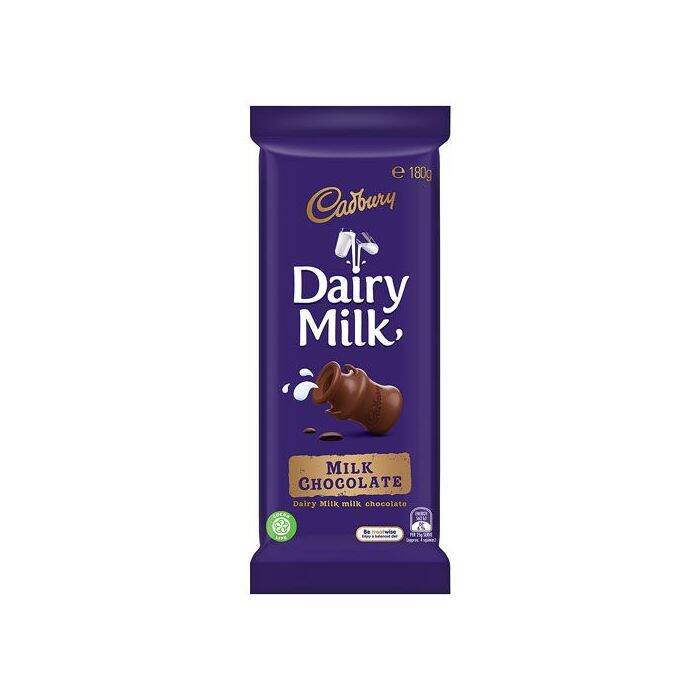 Cadbury Dairy Milk Chocolate Bar 180g | Lazada PH