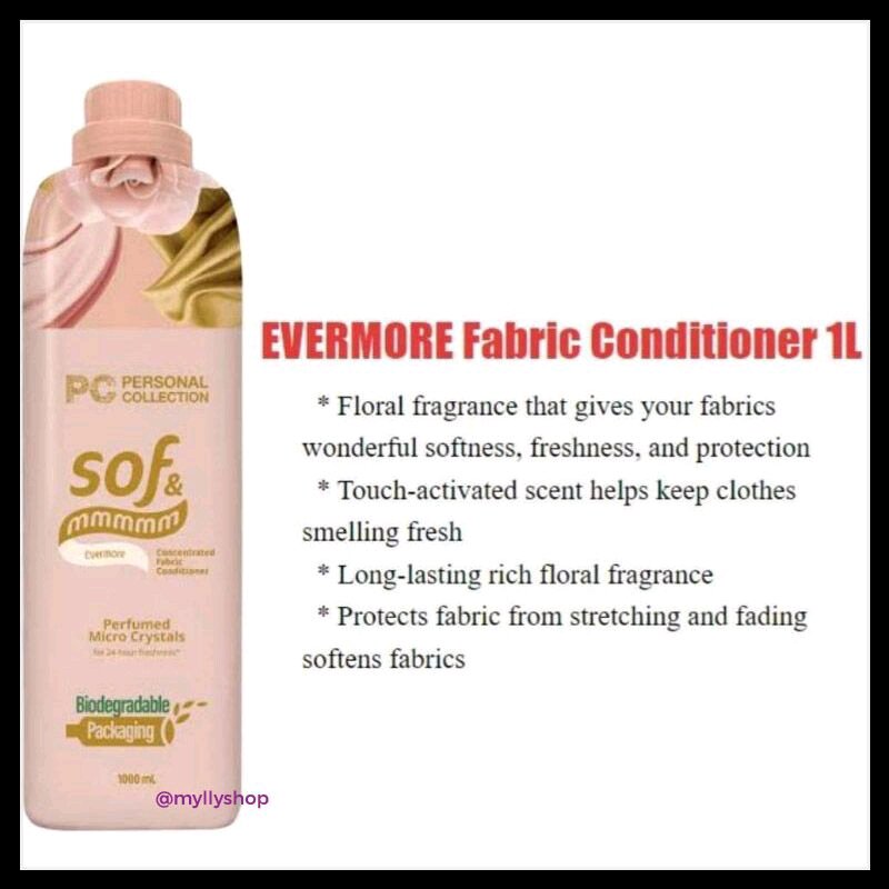 SOF EVERMORE FABRIC CONDITIONER 1000ML | Lazada PH