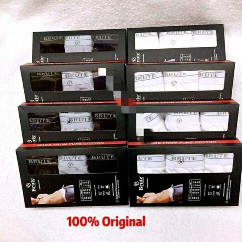BRUTE BRIEF 3IN1 ORIGINAL BIG SIZE | Lazada PH
