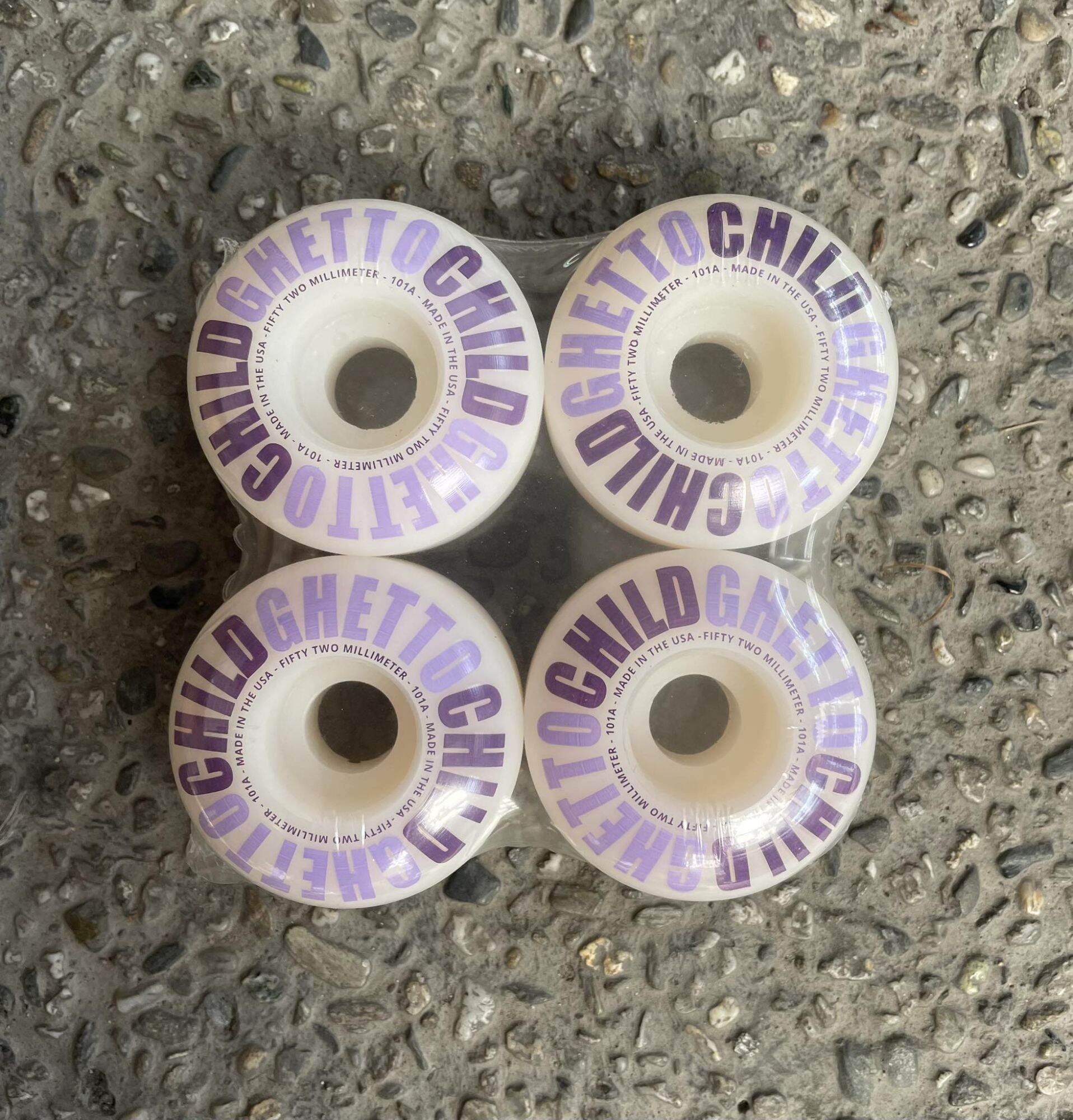 GHETTO CHILD TEAM CLASSIC LOGO WHEELS 52mm 101A | Lazada PH
