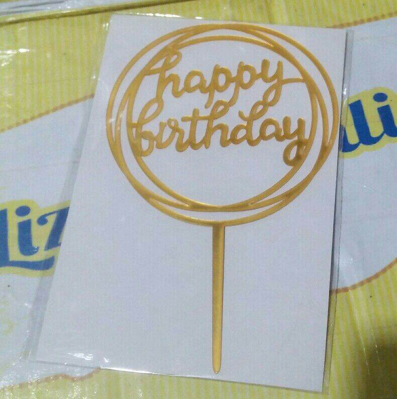 Acrylic Cake Topper Birthday Cake | Lazada PH
