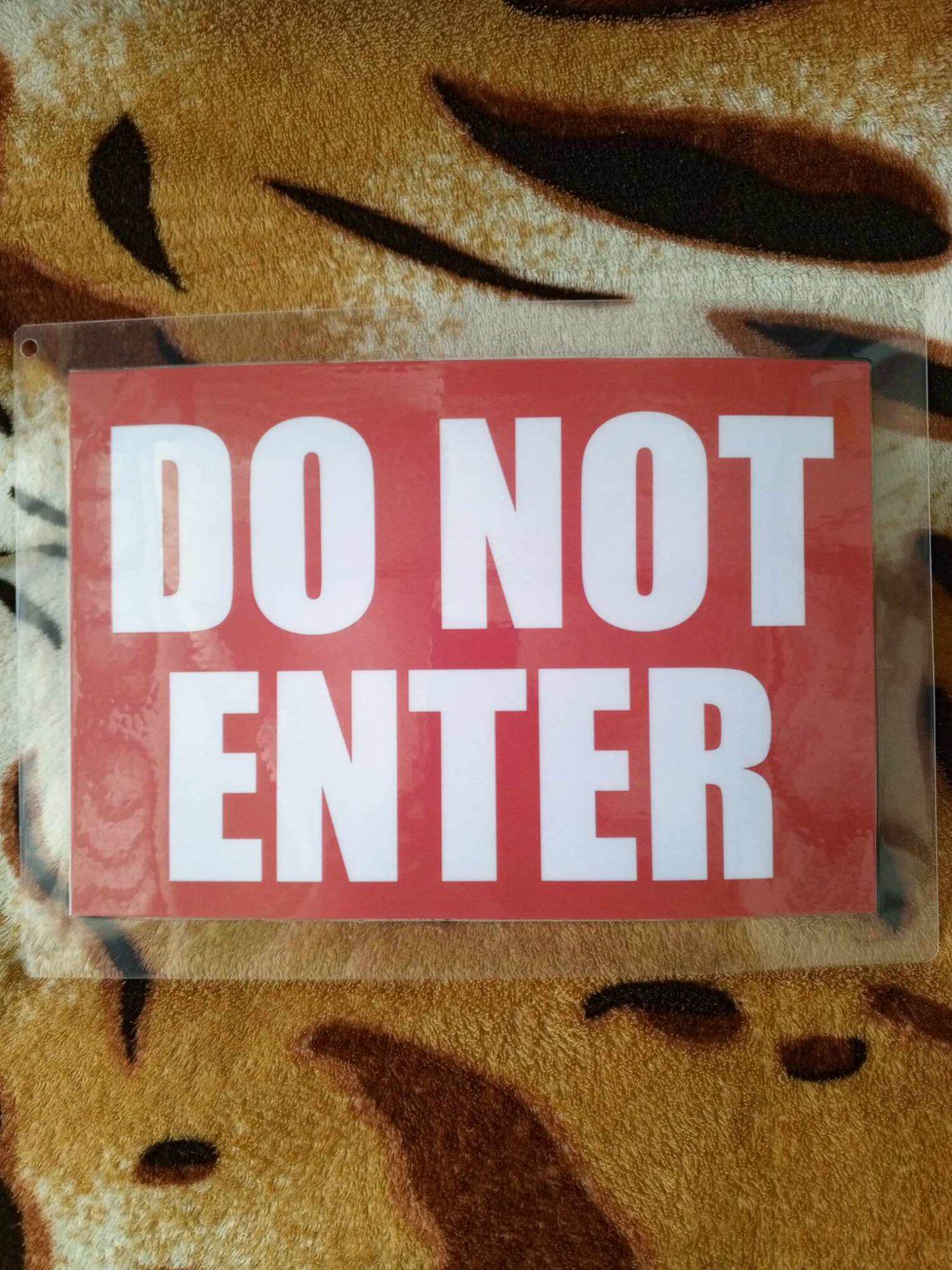 Do Not Enter Laminated signages waterproof A4 size makapal | Lazada PH