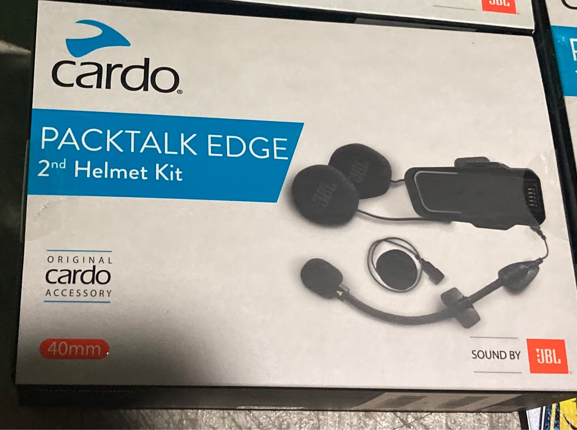 Orig Cardo Packtalk Bold / Edge 2nd Helmet Kit JBL / Non-JBL/ Cardo ...