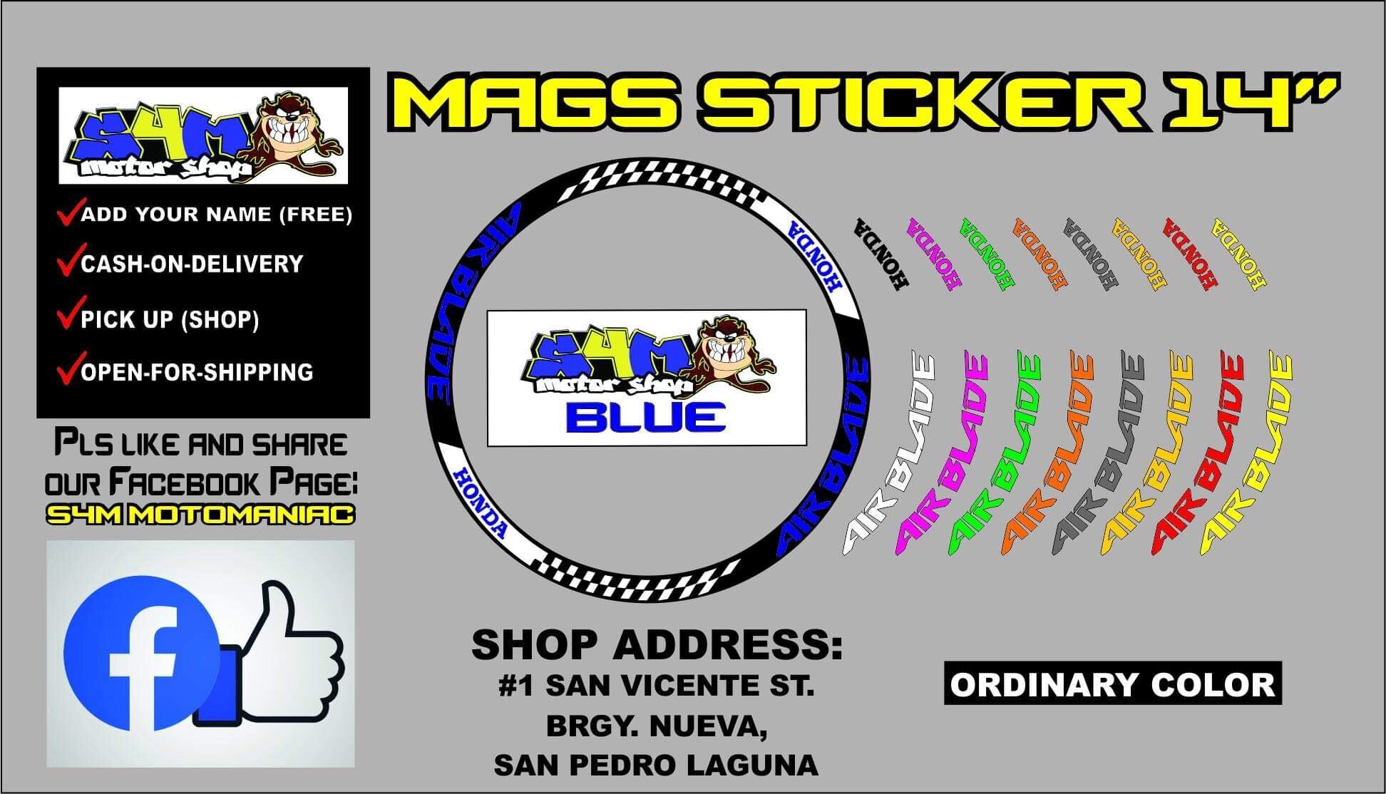 Honda Airblade Mags Sticker / Mags Decals | Lazada PH