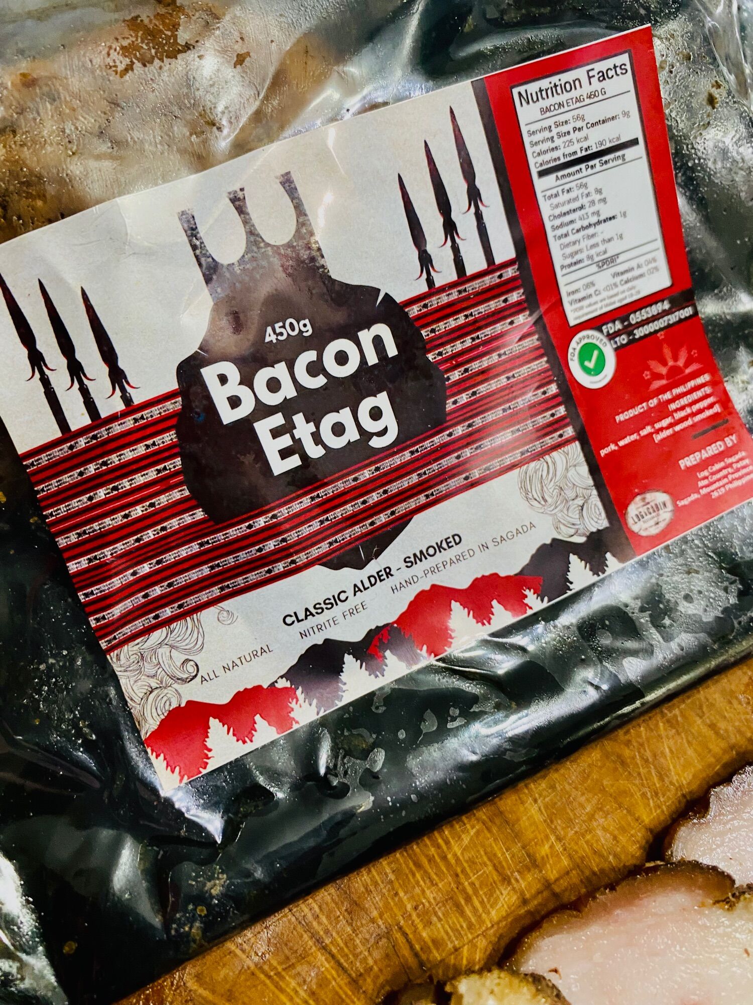 Sagada Log Cabin Bacon Etag (Smoked Pancetta) 400 to 500g | Lazada PH