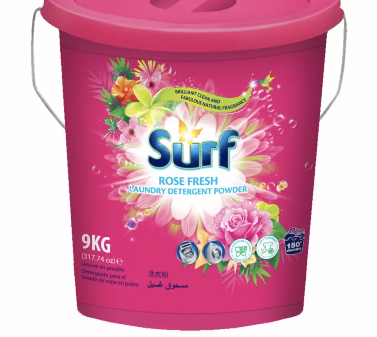 Surf Laundry Powder Bucket Rose Fresh (9kg) | Lazada PH