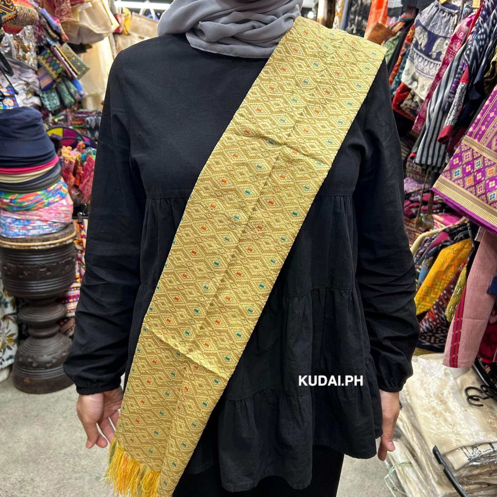 SABLAY Handwoven Weave Alampay / Runner Sash / Ethnic Costume ...