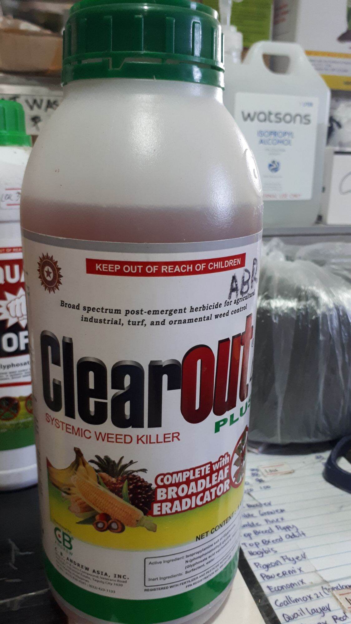 Clearout 41 Plus 1 liter herbicide | Lazada PH