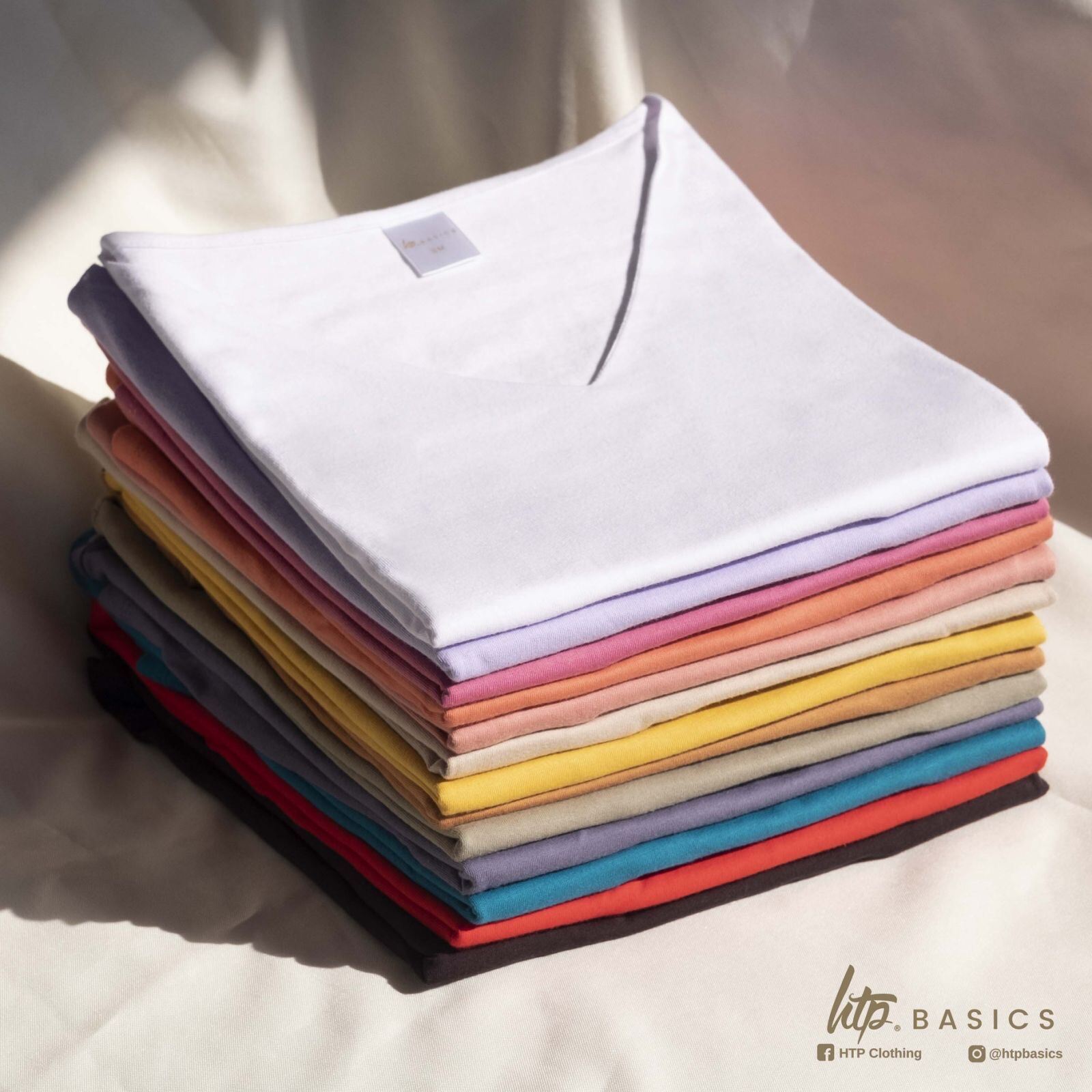 NEW! HTP Basics Vneck Double Front Tees