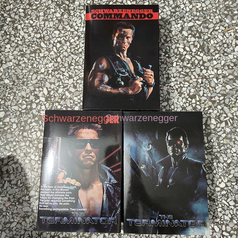 NECA Terminator 2 Judgment Day T800 Sarah Connor T-800 T-1000 Arnold ...