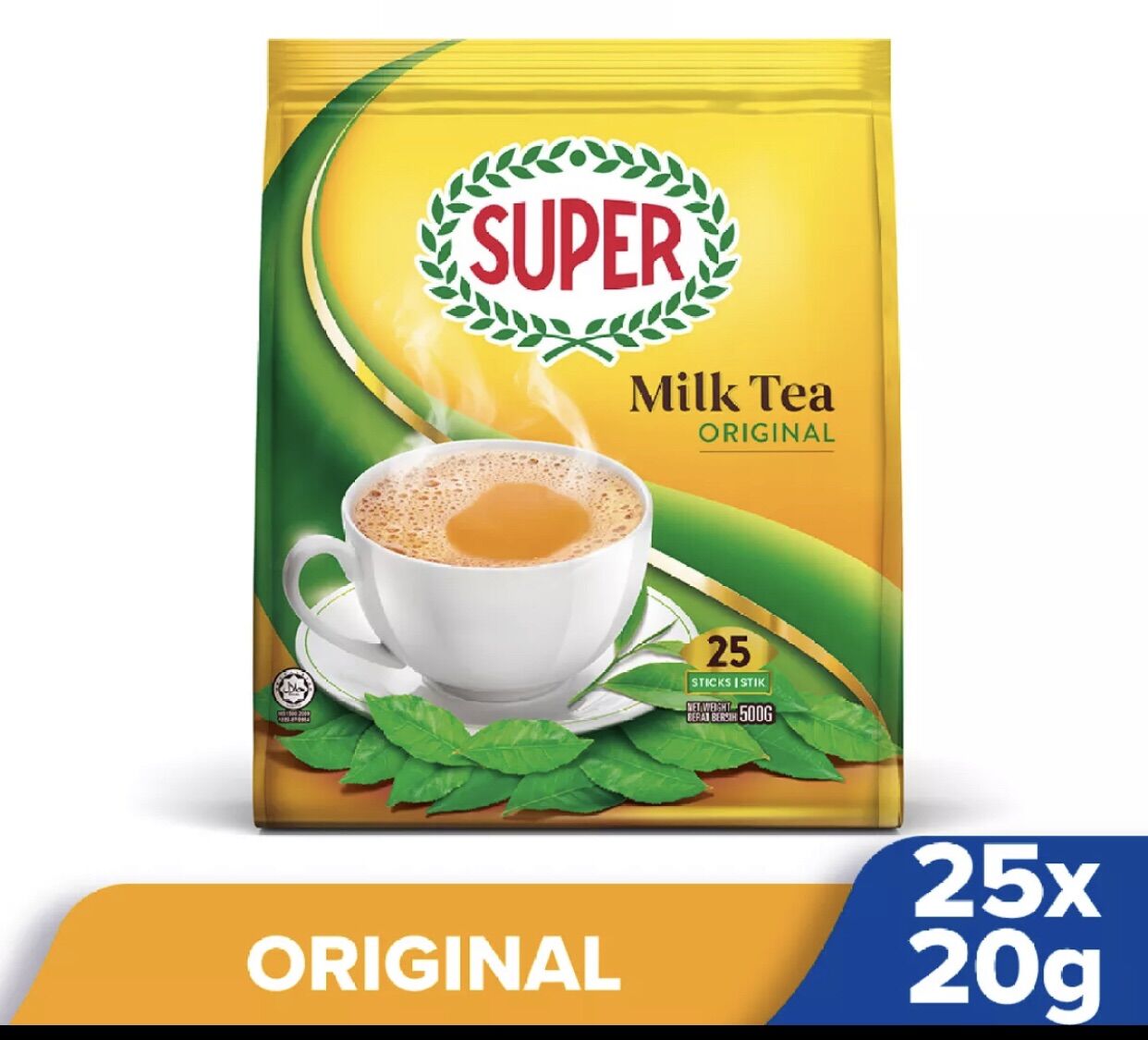 SUPER Milk Tea 3in1 (25 sachets x 20g) from Malaysia | Lazada PH