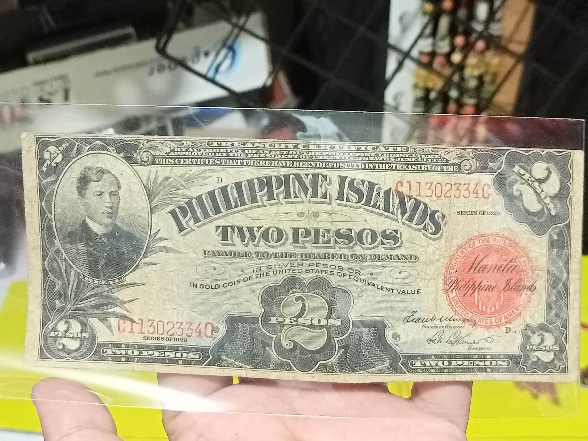 2p 1929 Treasury bill note | Lazada PH