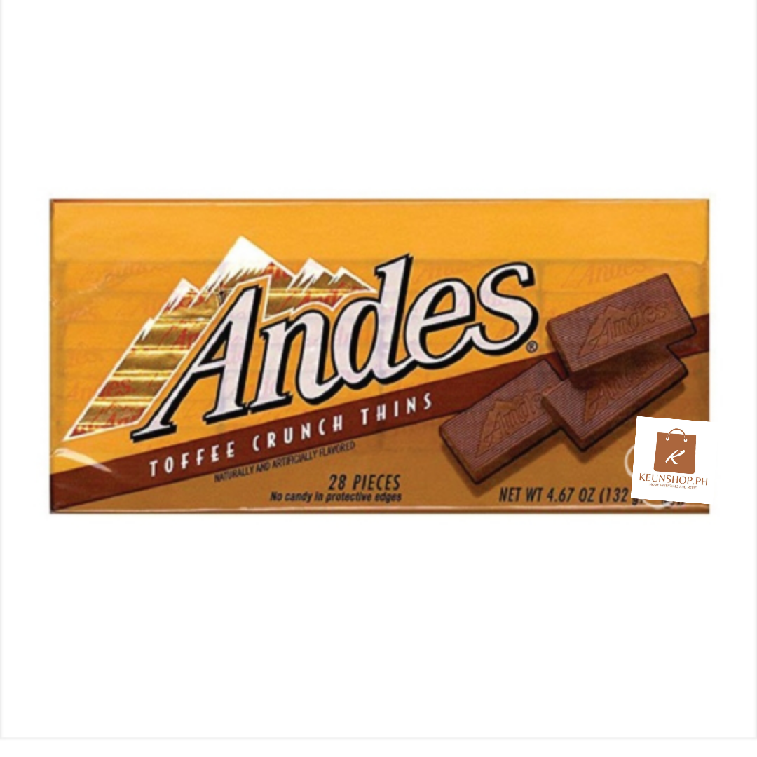 Andes Toffee Crunch Thins Chocolate 132g | Lazada PH