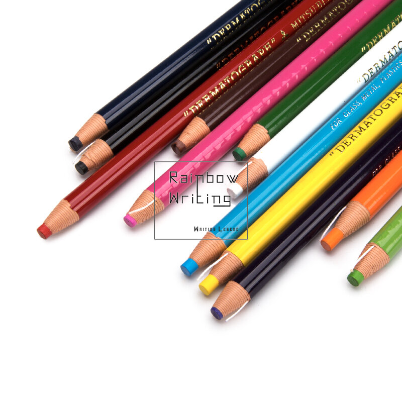 Uni Mitsubishi Dermatograph Oil-Based Tearable Crayons 7600 Drawing Wax ...