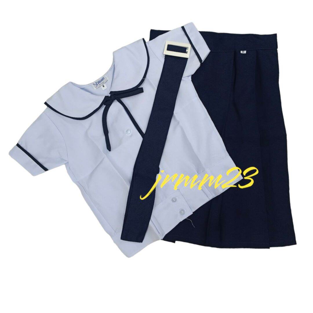 Terno Palda & Blouse Piping with Belt | Lazada PH