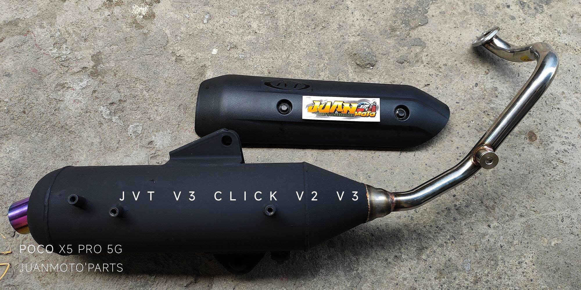 JVT PIPE V3 TITANIUM TIP ADJUSTABLE [ Click v2-v3/Mio i 125/ AeroxV1/V2 ...