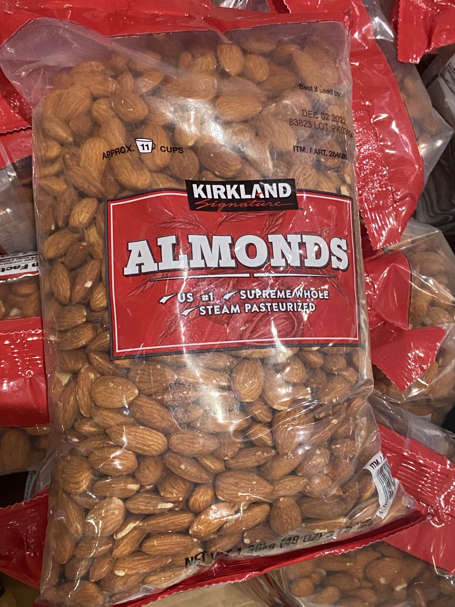 KIRKLAND SIGNATURE RAW ALMONDS SUPREME WHOLE | Lazada PH