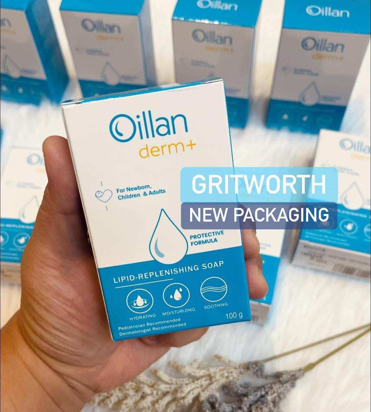Oillan Logo Oillan Med+ Nourishing Soap 100g For Sensitive Skin Eczema