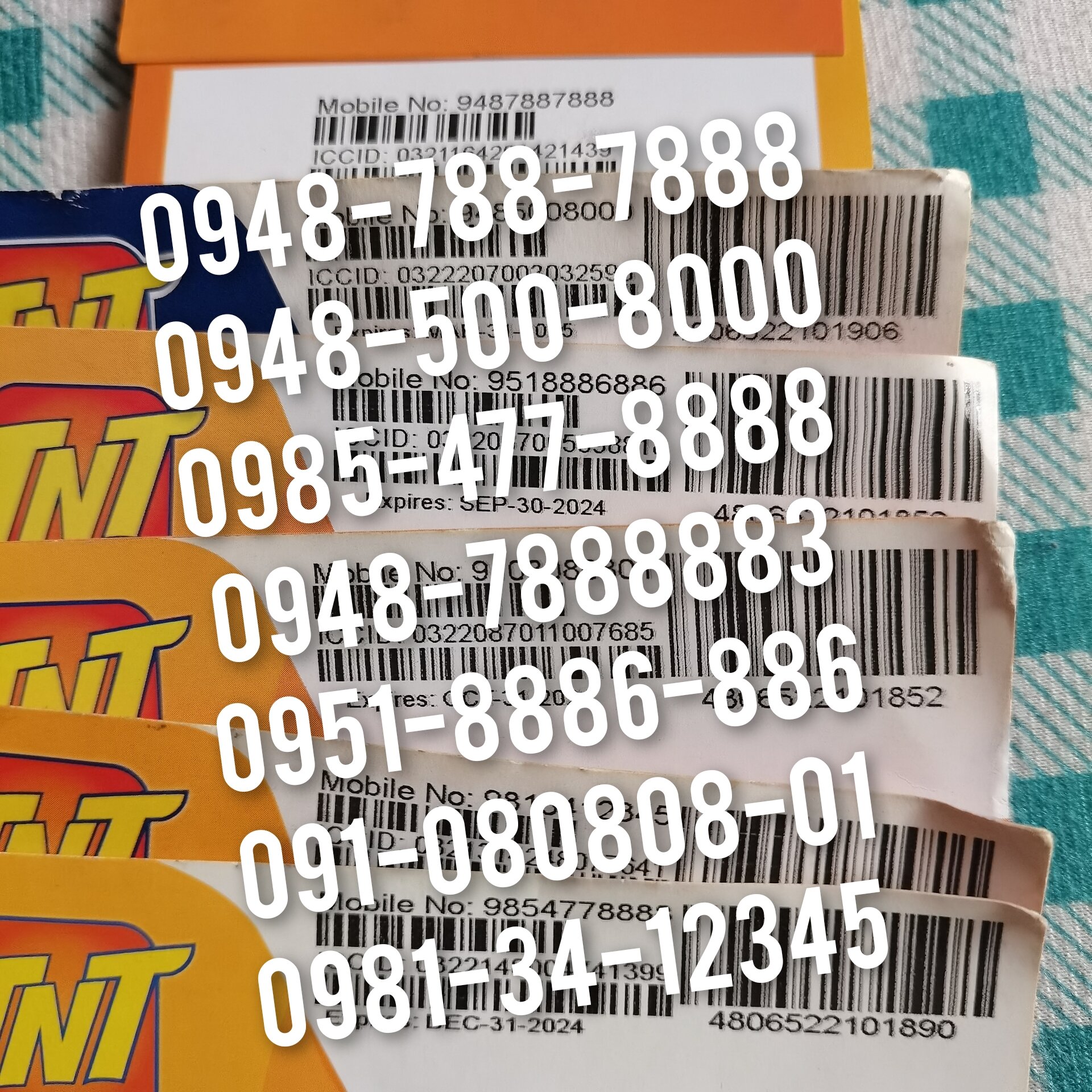 1Q TNT SPECIAL AND PLATINUM NUMBERS 7070/3321010 | Lazada PH