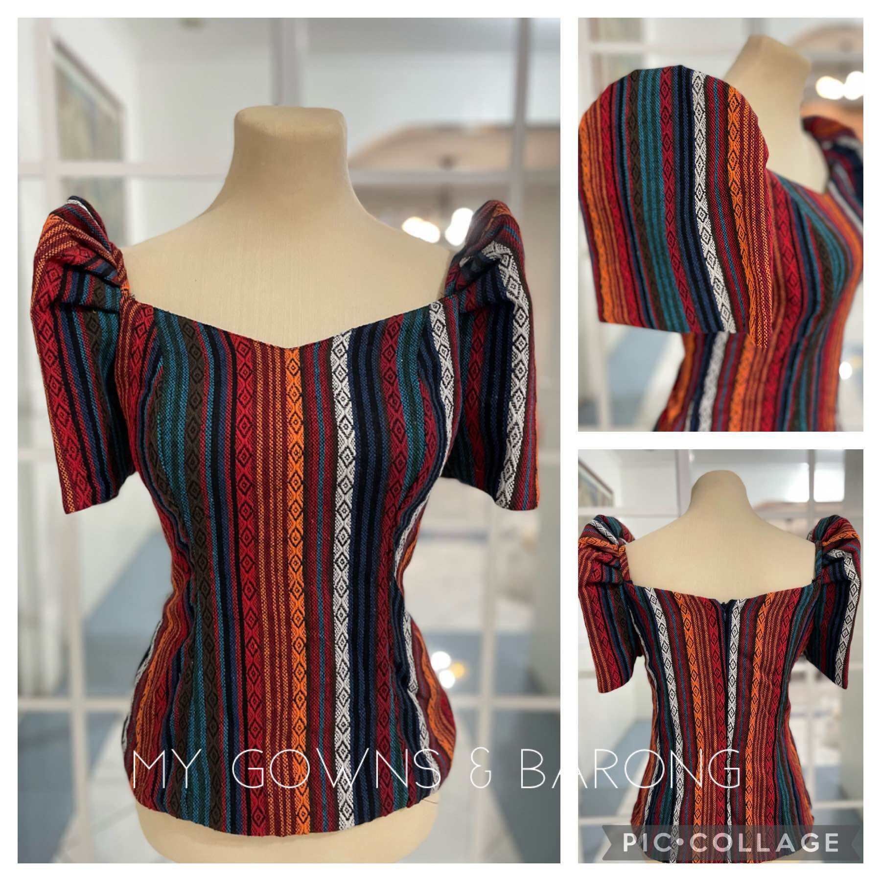 Modern Filipiniana Blouse Ethnic Design | Lazada PH