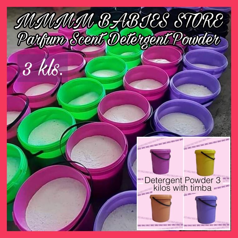 PARFUM SCENT DETERGENT POWDER 3 KILOS WITH TIMBA