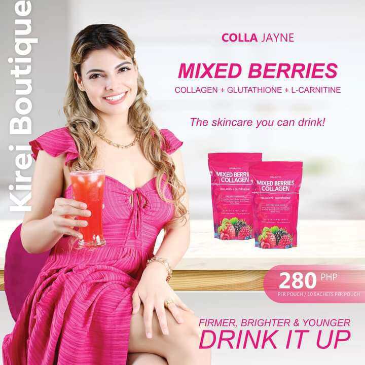 ON HAND Collajayne Mixed Berries Glutathione + Collagen ON HAND with ...