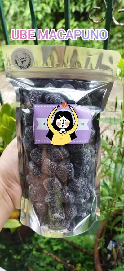 Macapuno Ube Flavor In a Pouch - Malvar, Batangas Sweet Delicacies ...