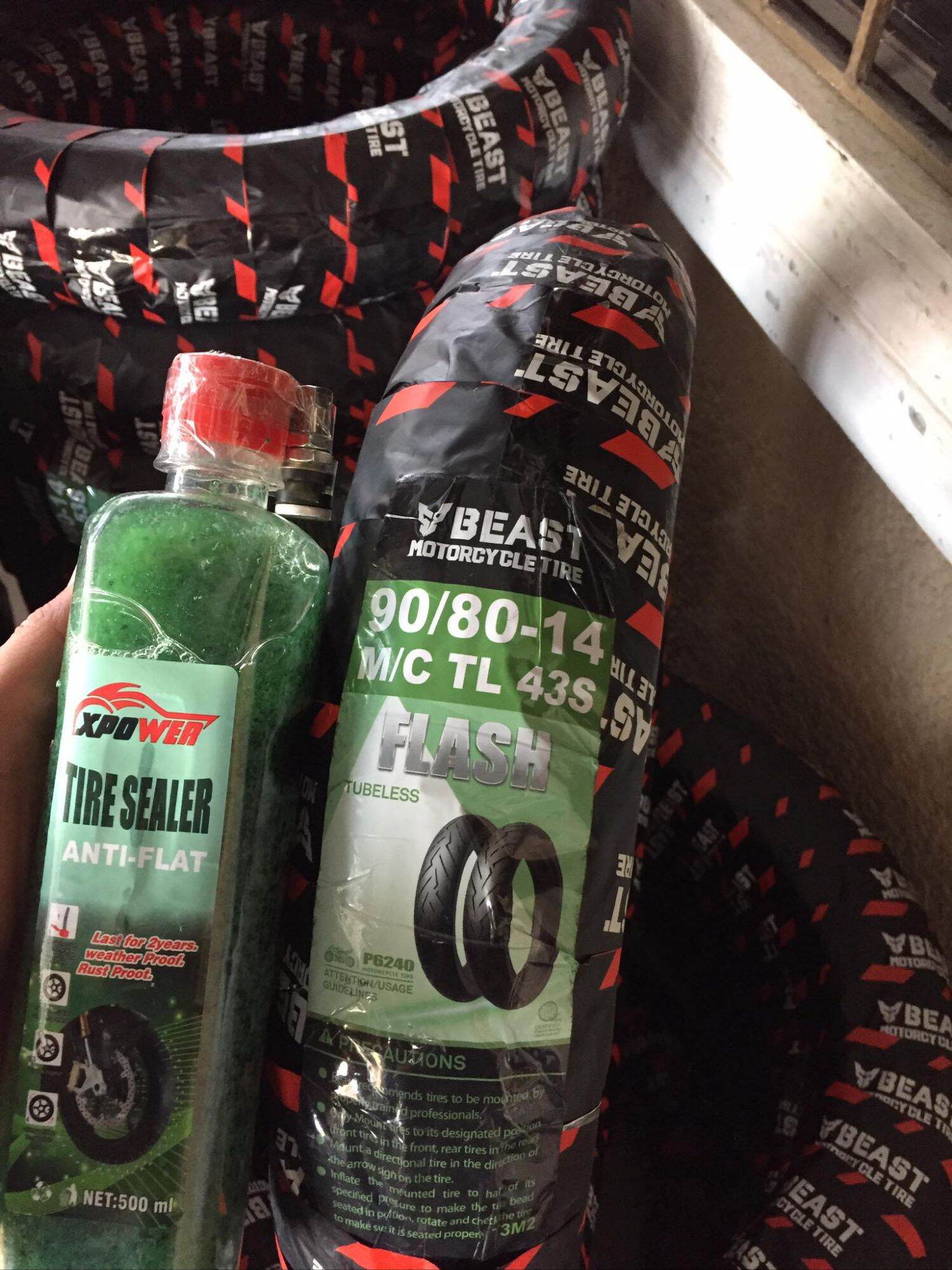 BEAST TIRE (Flash) Size 14" & 13" for Aerox, Nmax, Click, Mio, Beat ...