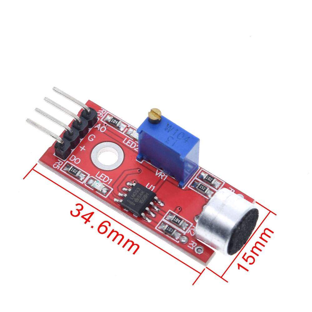 Sound sensor module sound control sensor MAX4466 MAX9814 switch ...