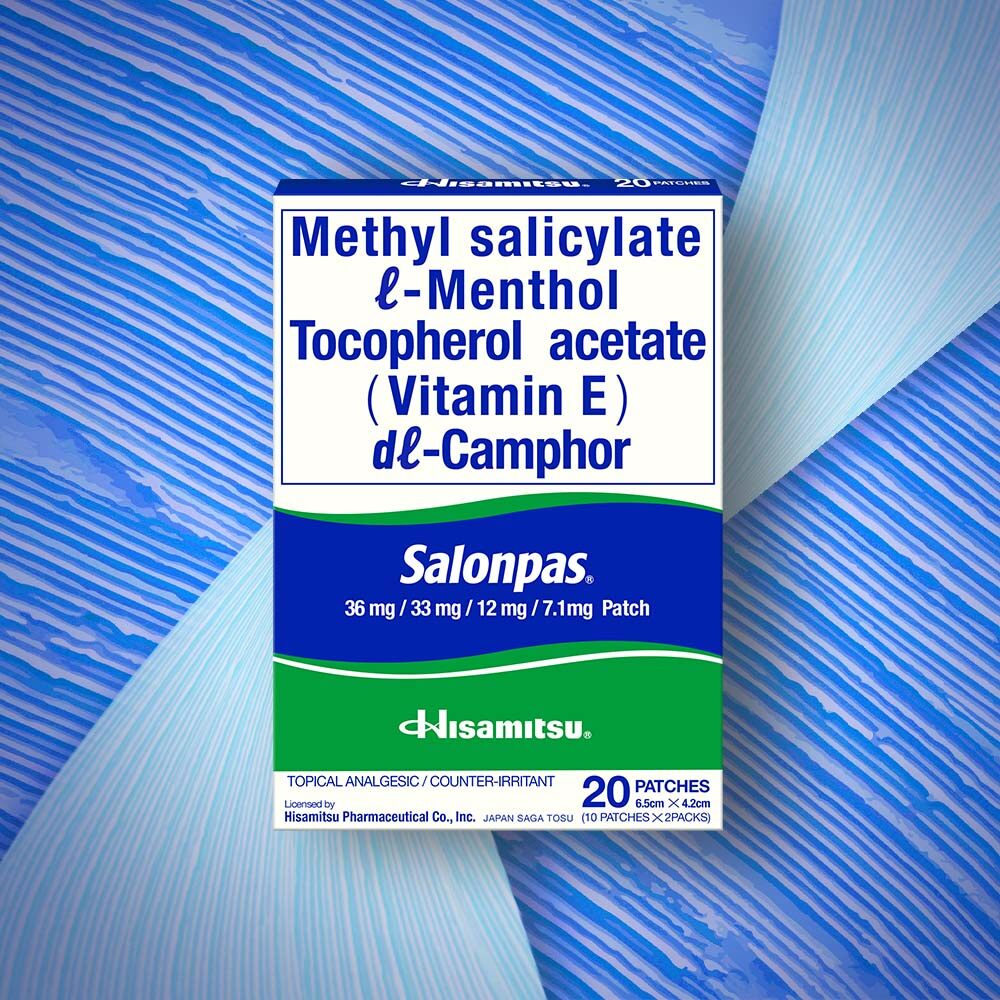 Salonpas 10 Patches Methyl - Salicylate& Menthol Tocopherol Acetate ...
