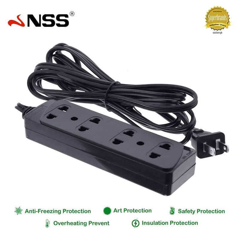 NSS 3M 5M 8M POWER SOCKET 2 gang 3 gang 4 gang EXTENSION BNK MOVEABLE ...