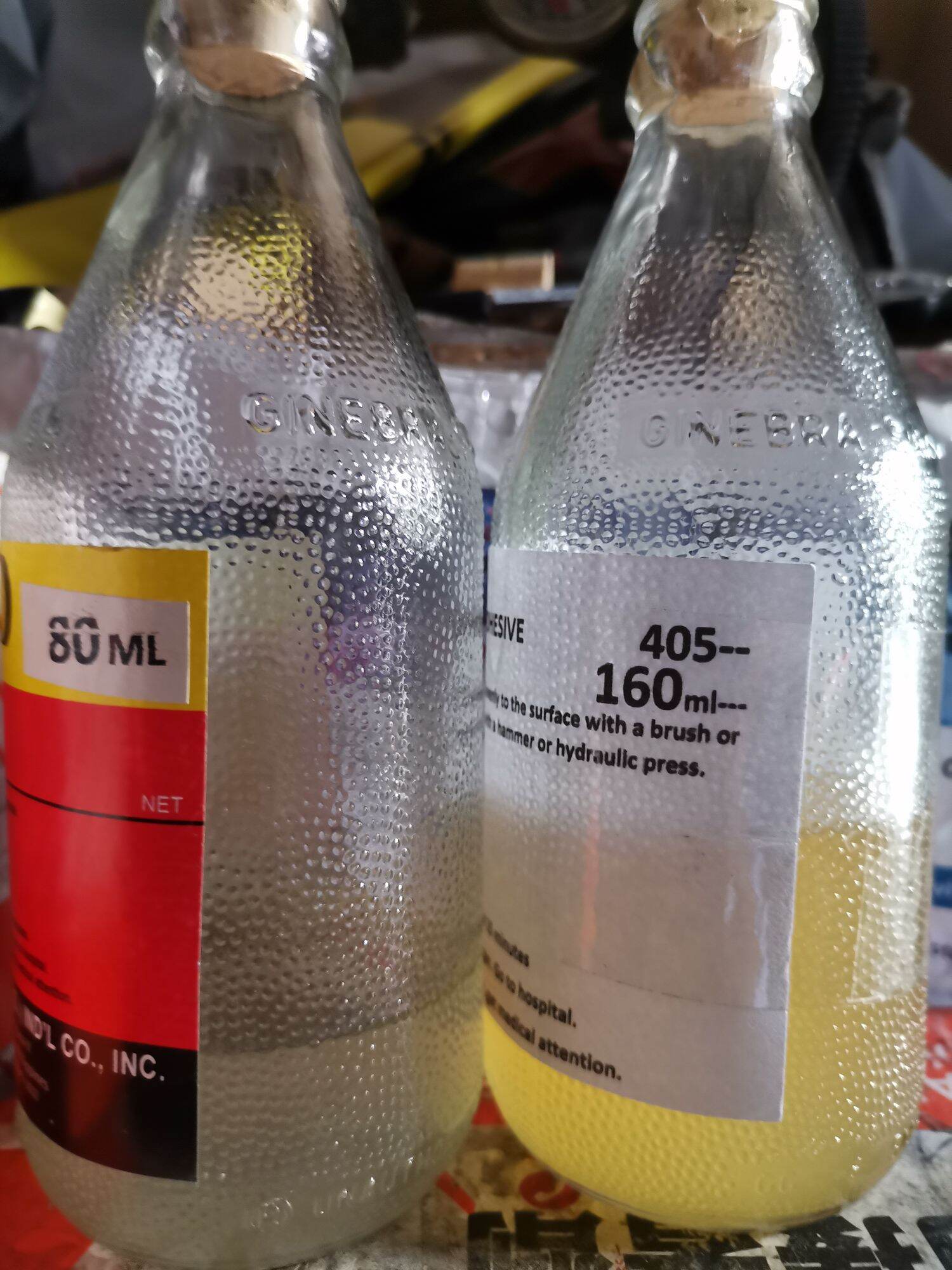 Greco 405 160ml Adhesive + 300u 80ml universal primer for repair rubber ...