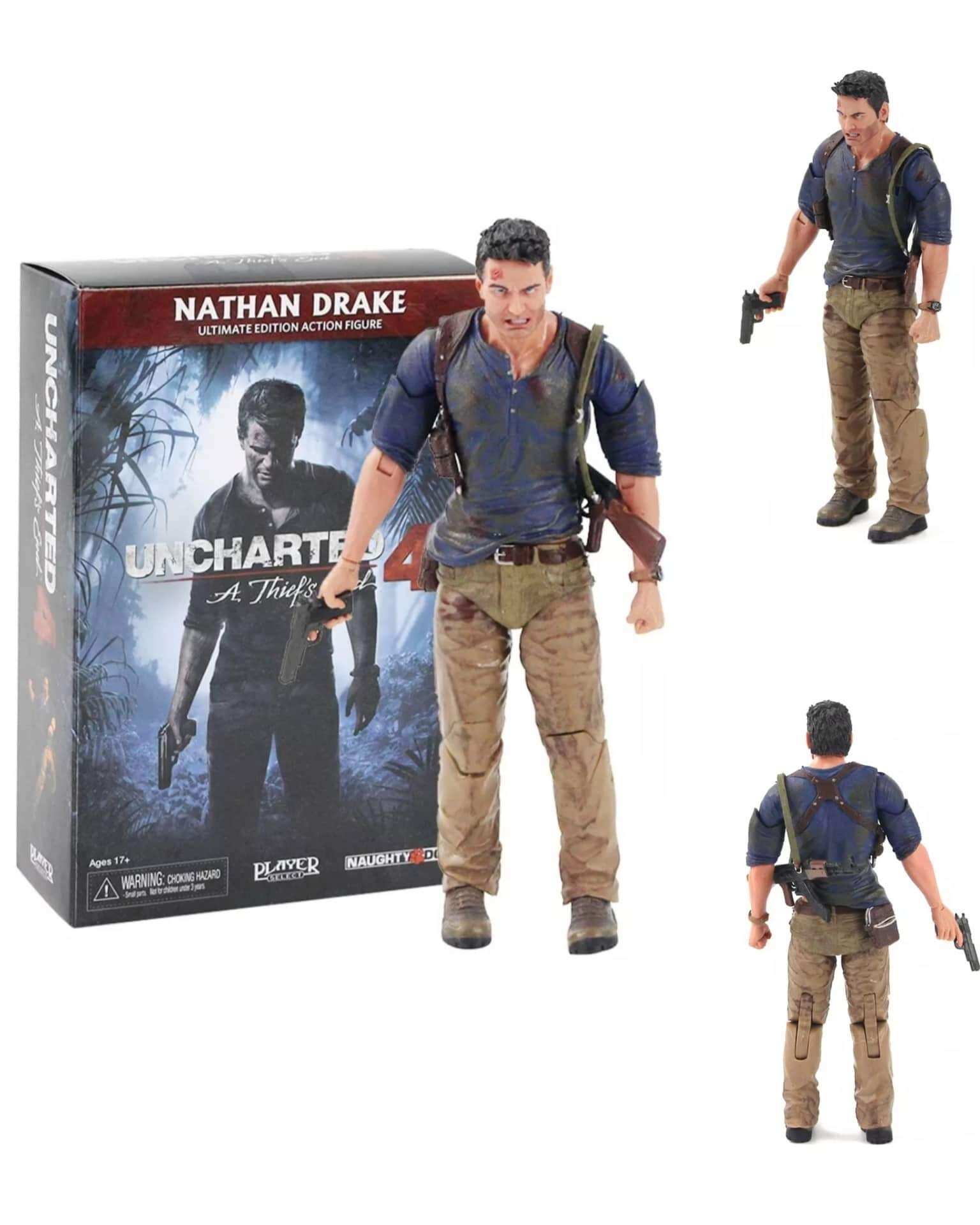 Neca Ultimate 7 inches Uncharted Nathan Drake Collectible Model toy 4A ...