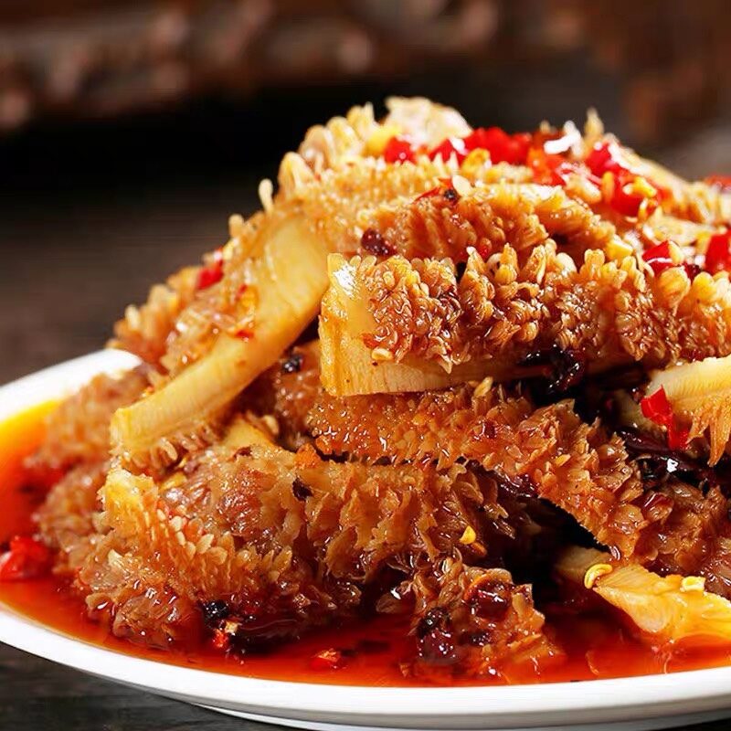 Pure Tripe Omasum Snacks Spicy Beef Omasum Silk Spicy Beef Hoof Cowhide ...