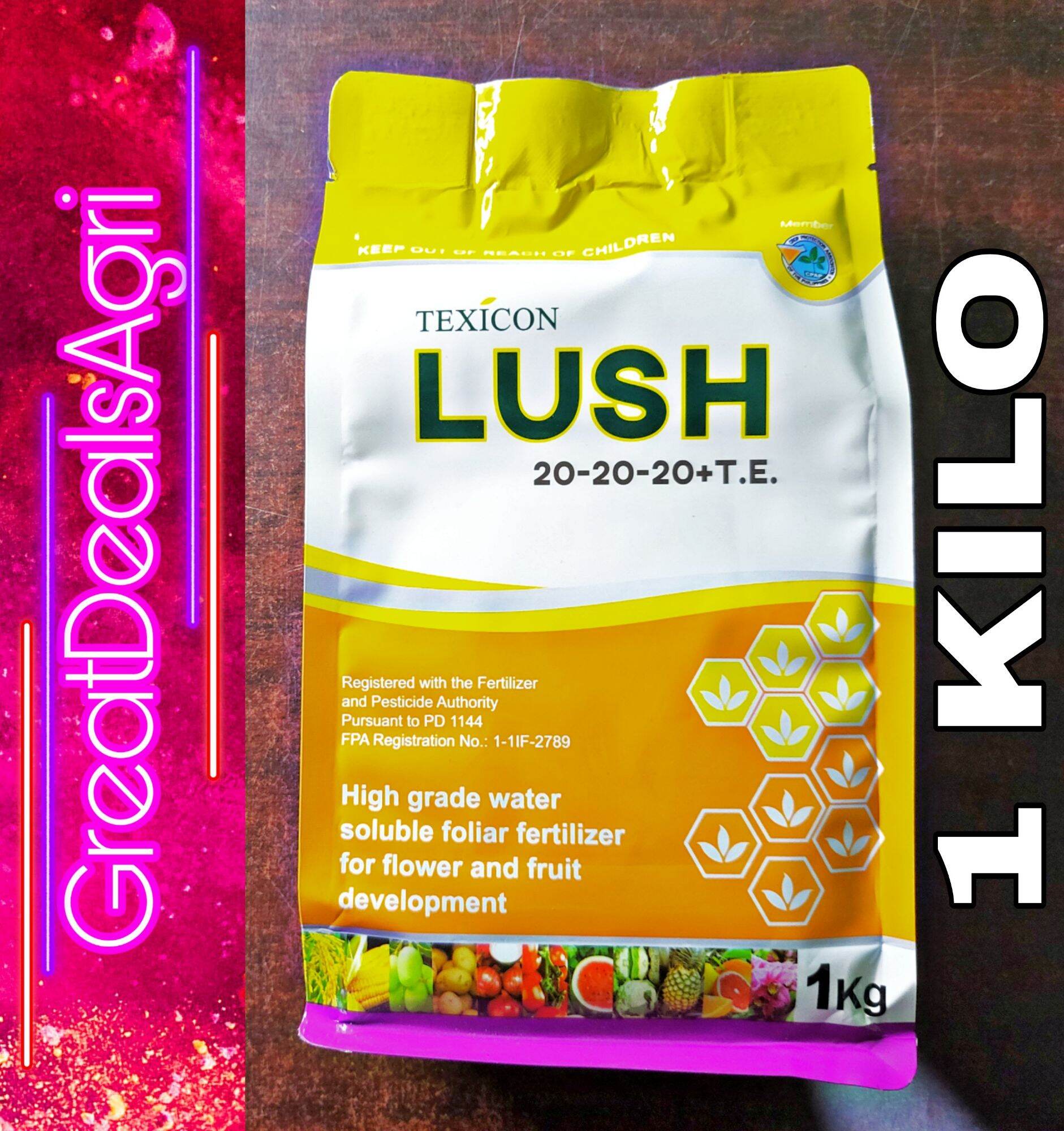 LUSH 20-20-20 FOLIAR FERTILIZER (1 KILO) TEXICON | Lazada PH