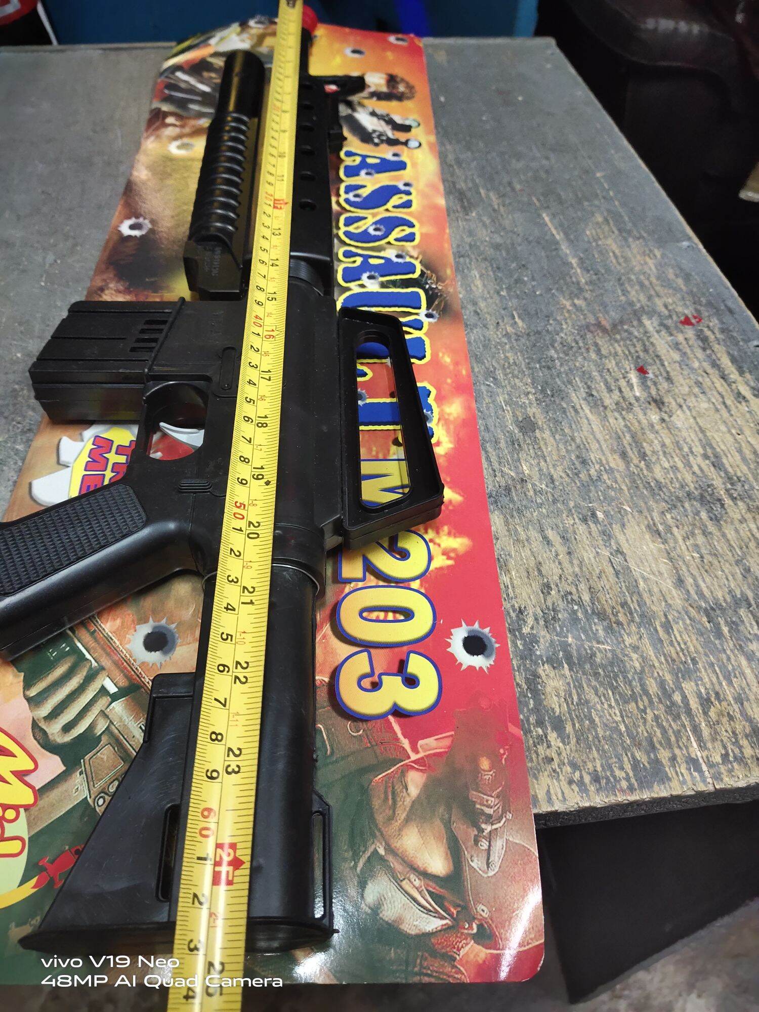 Kid-Friendly 62.5cm Fake Plastic Toy Gun – Safe and Fun Playtime ...