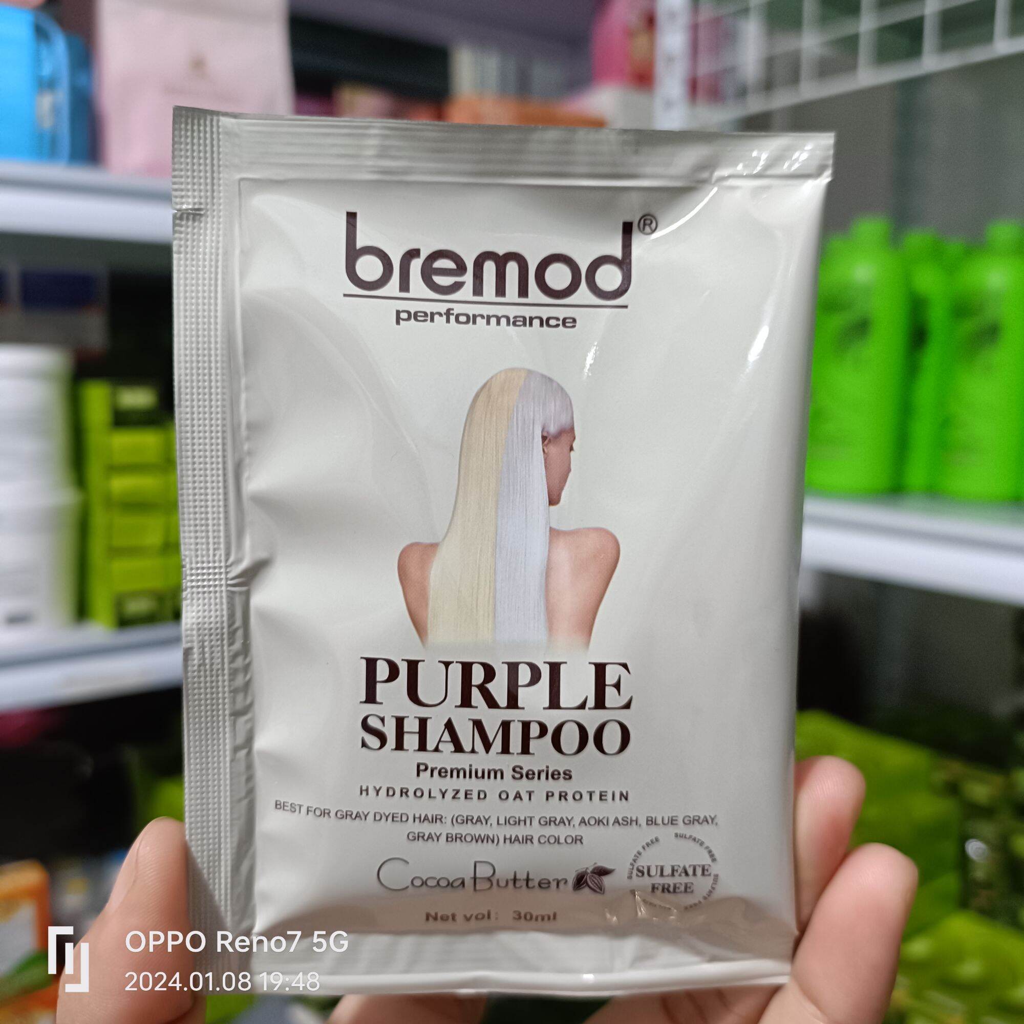 BREMOD PURPLE SHAMPOO PREMIUM SERIES 30Ml | Lazada PH