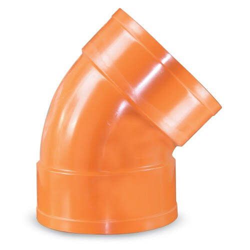 Thick Type PVC Orange Elbow 45° 2" 3" 4" | Lazada PH