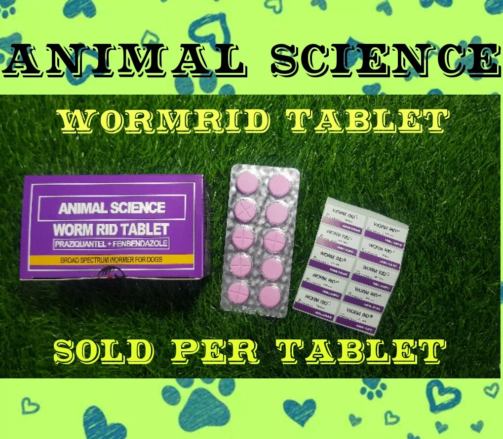 Wormrid Tablet Dewormer ( Sold per Tablet ) with Free Sticker in every ...