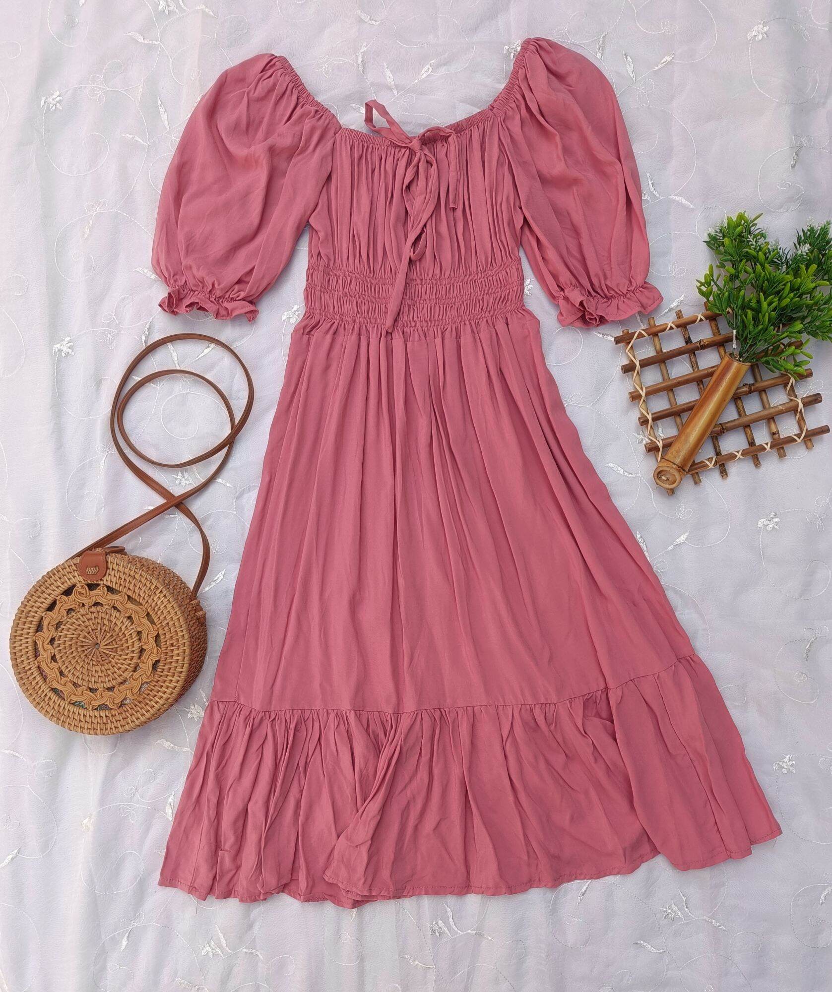 puff dress garterise | Lazada PH