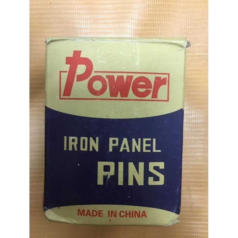 "power" iron panel pins(smooth nails) / pakong bakya available stocks ...