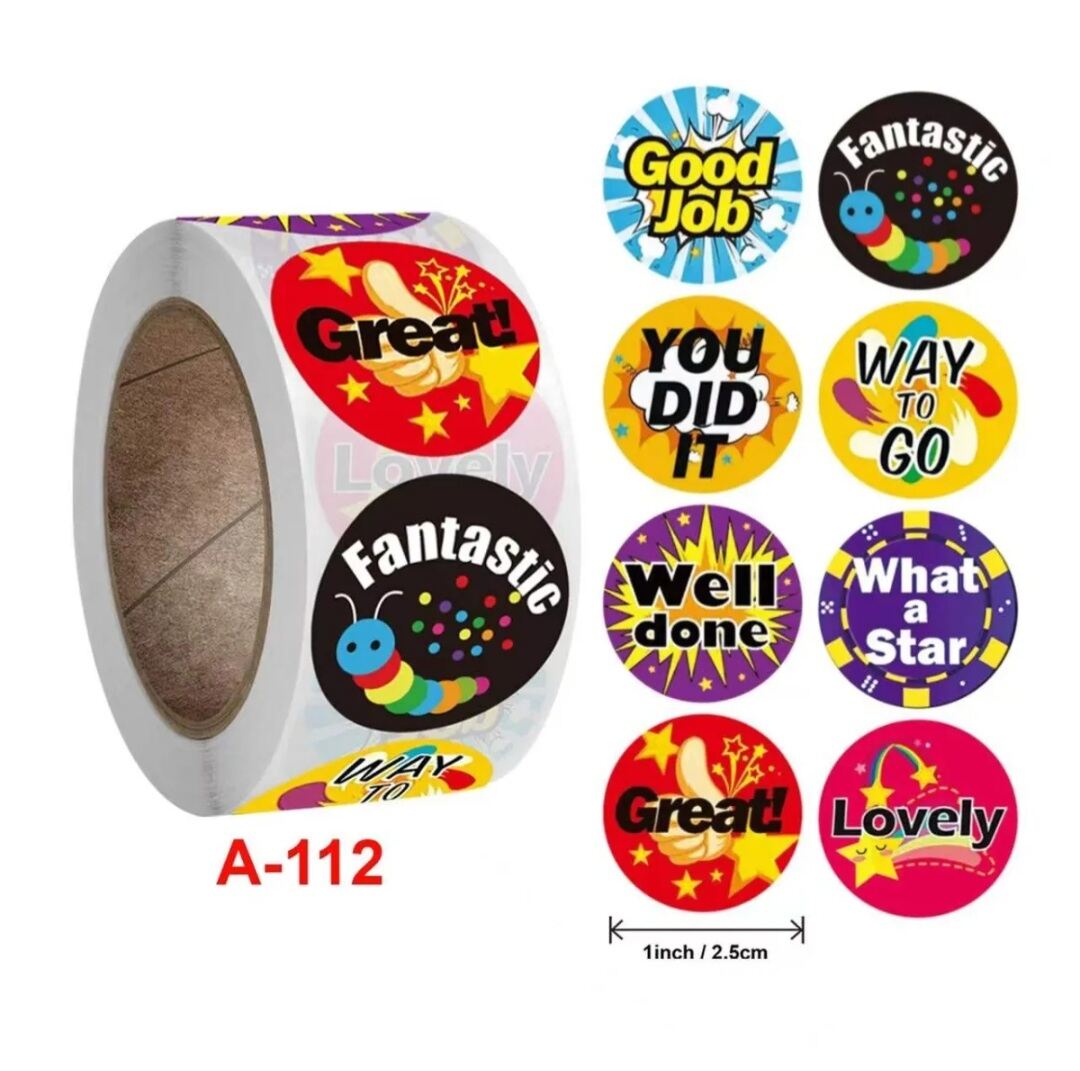 TEACHER REWARD STICKER INCENTIVES FOR STUDENT 500pcs STICKER LABEL ...