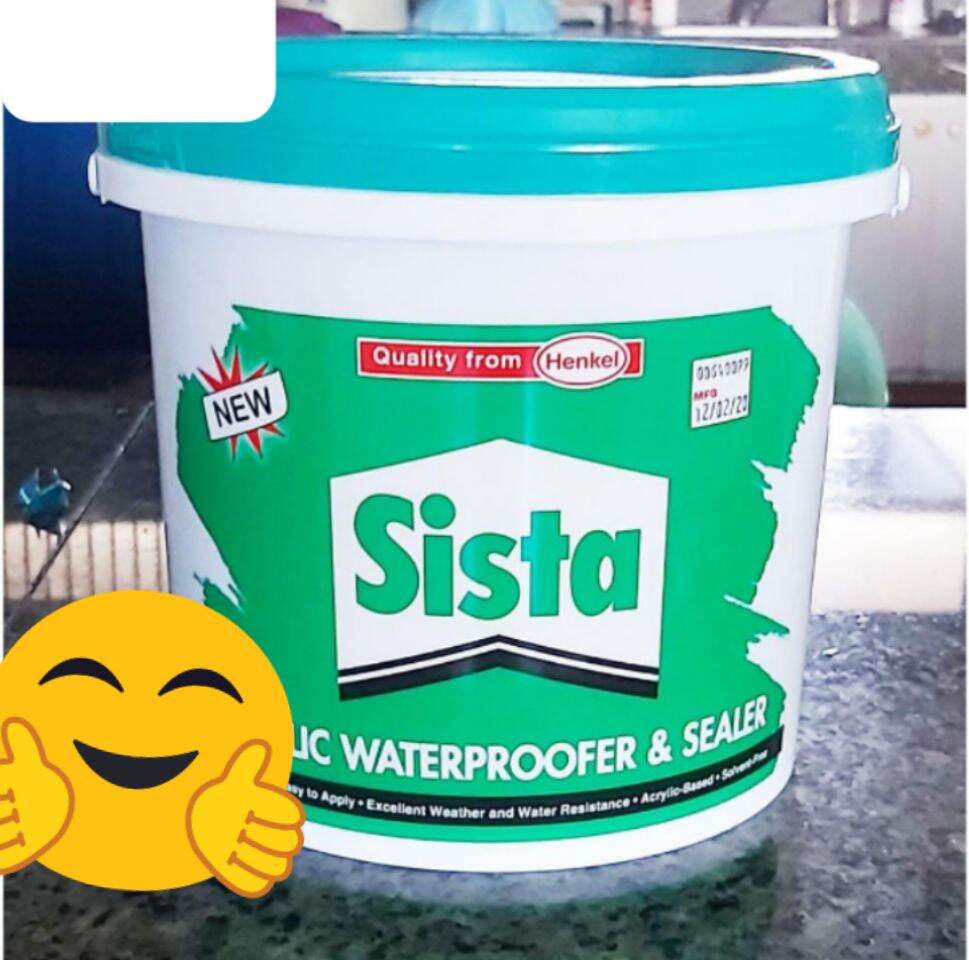 HENKEL SISTA D100 PLUS ACRYLIC WATERPROOFER AND SEALER WATERPROOFING ...