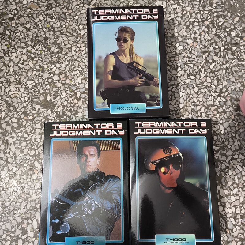 NECA Terminator 2 Judgment Day T800 Sarah Connor T-800 T-1000 Arnold ...