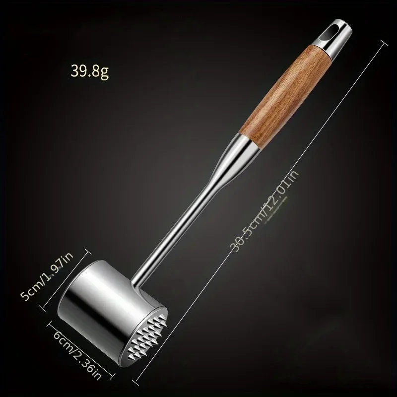Meat Loosening Hammer Stainless Steel Meat Line Hammer For Kitchen