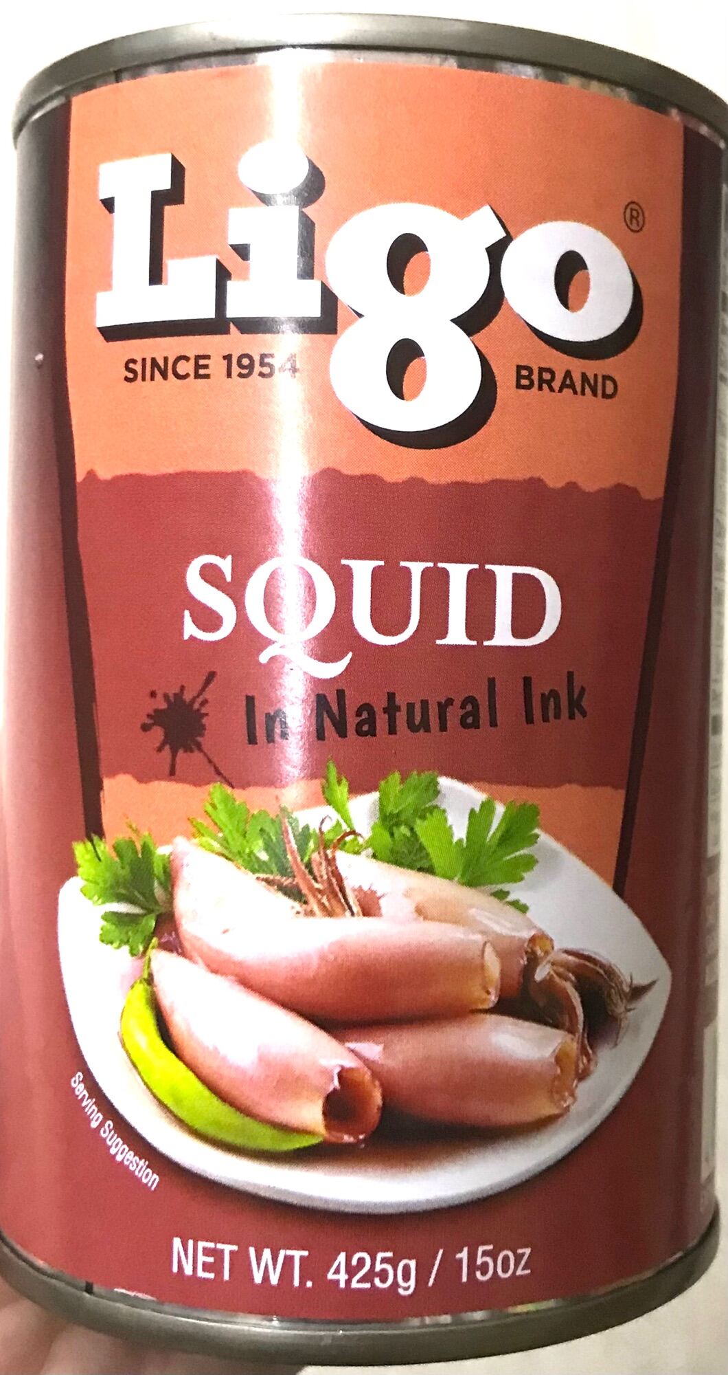 Ligo Squid In Natural Ink 425g | Lazada PH