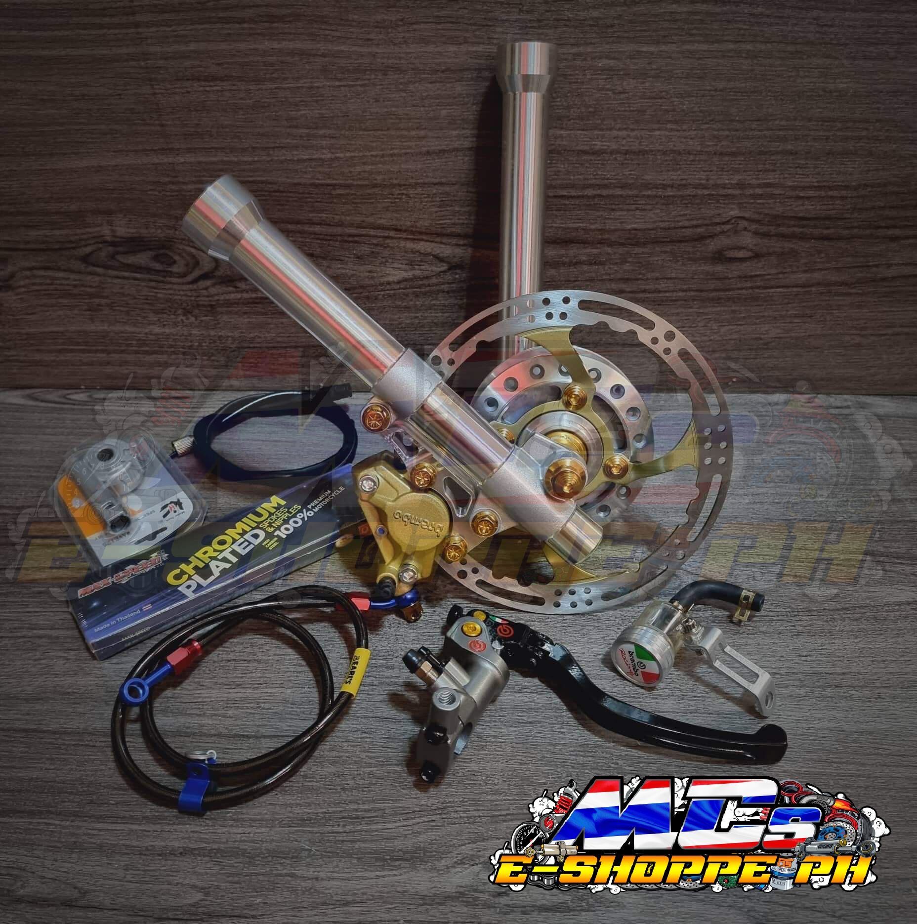 Front Disc Conversion Kit w/NGO Caliper Set for Wave / Smash (COMPLETE ...