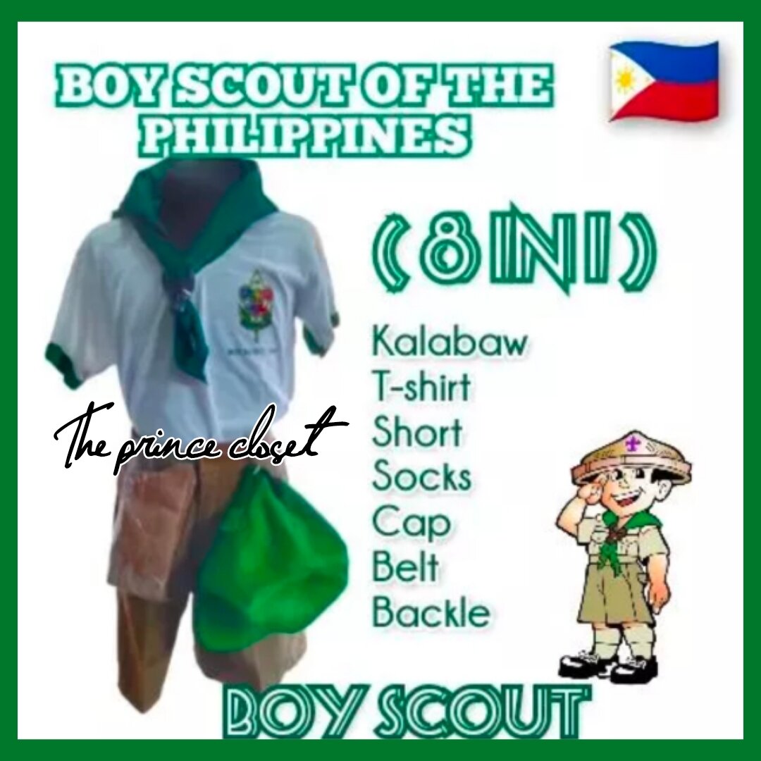 BOY SCOUT UNIFORM SET KIDS TO ADULT SIZE 8 IN 1 Lazada PH